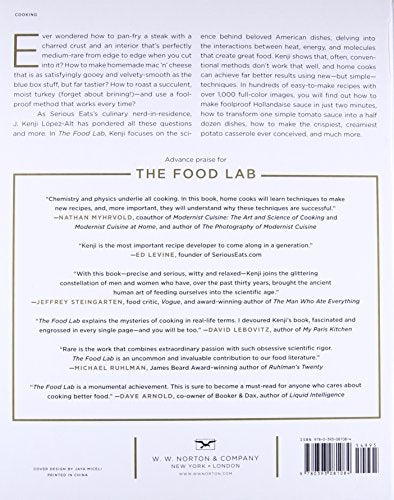 The Food Lab Book: Better Home Cooking Through Science - Gifteee