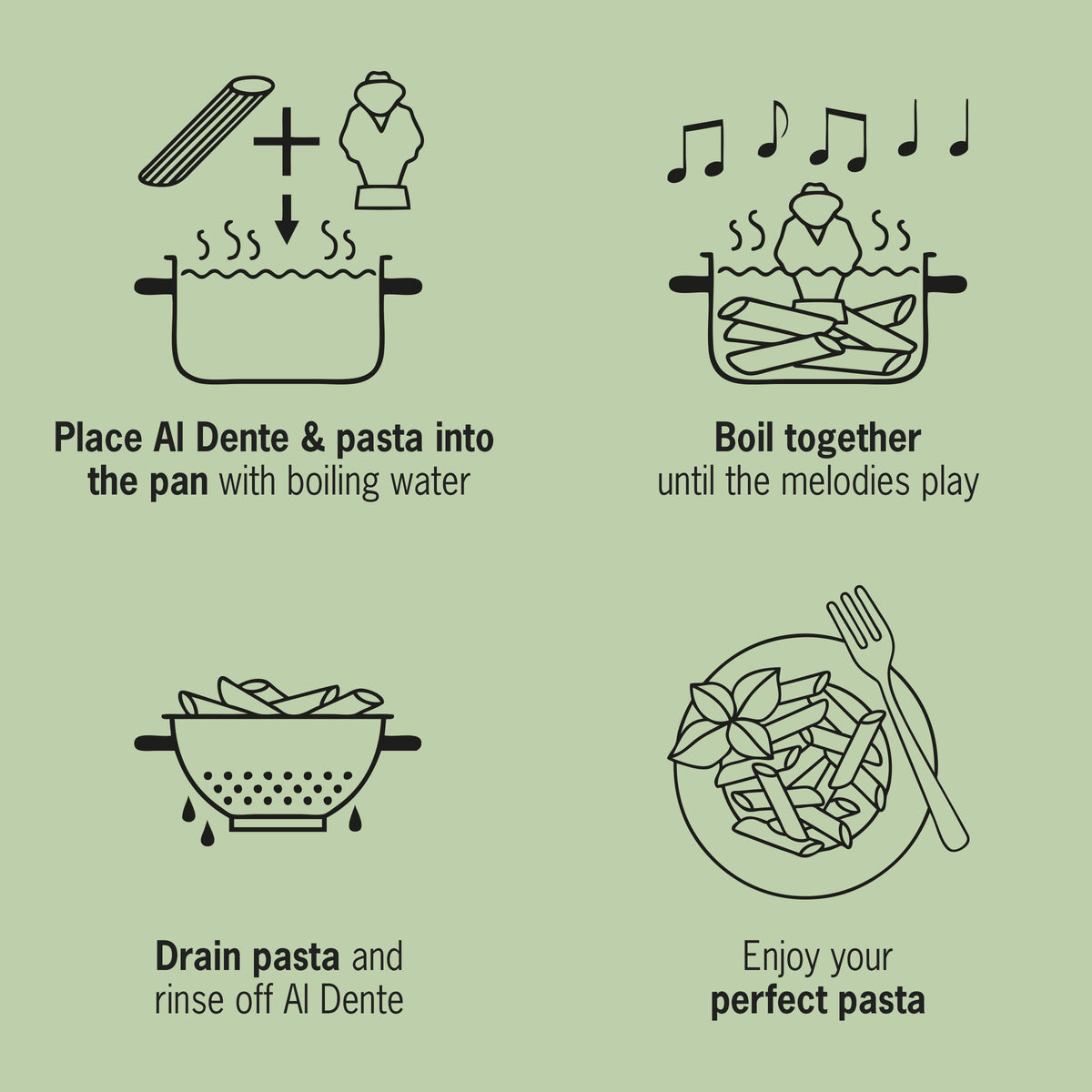 Al Dente Singing Floating Pasta Timer - Gifteee | Unique Gifts