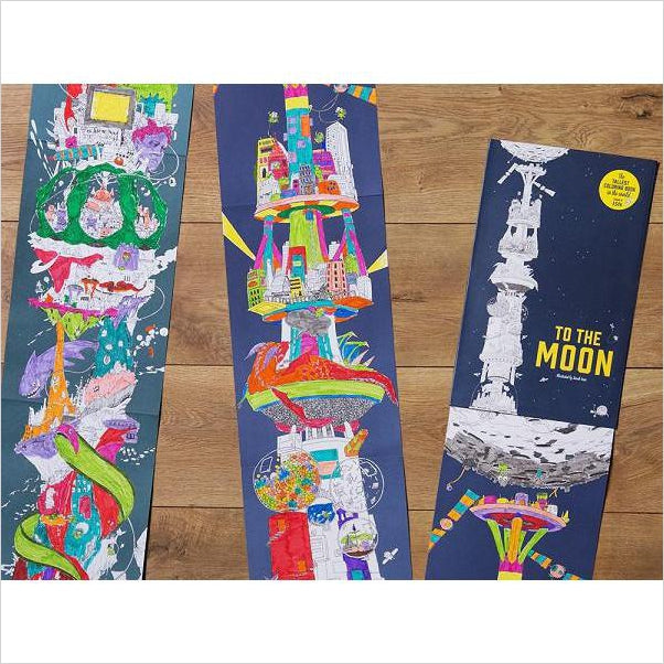 15 ft. Fold-Out Coloring Book - Gifteee | Unique Gifts