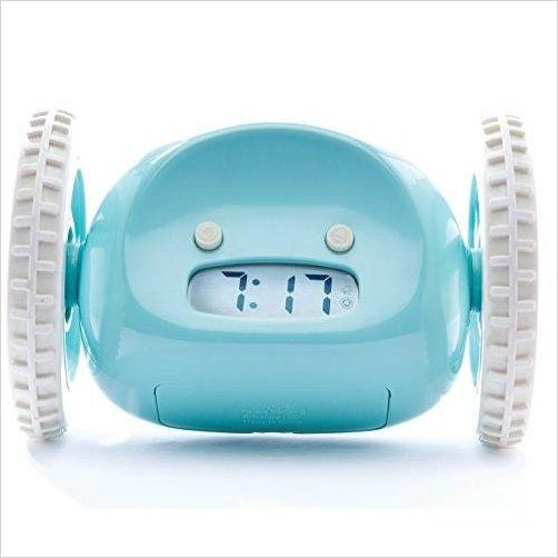 Runaway Alarm Clock on Wheels - Loud for Heavy Sleepers - Gifteee