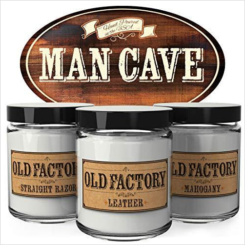 'Man Cave' Scented Candles - Gifteee | Unique Gifts