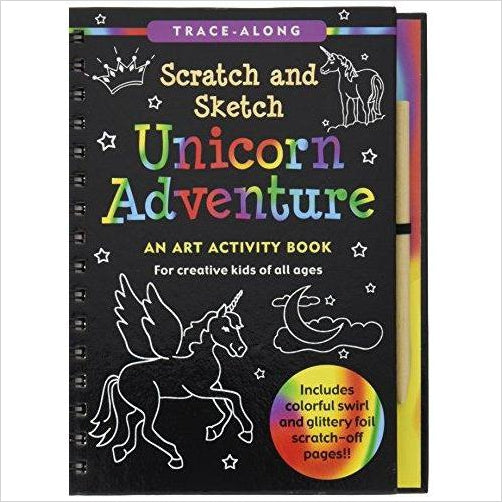 Unicorn Adventure Scratch and Sketch - Gifteee | Unique Gifts