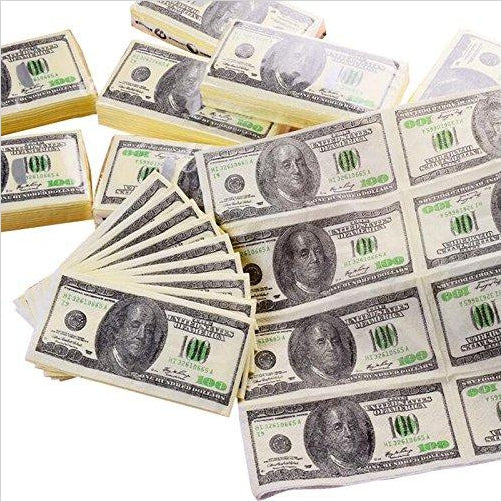 Dollar Bills Tissue Paper Towels - Gifteee | Unique Gifts